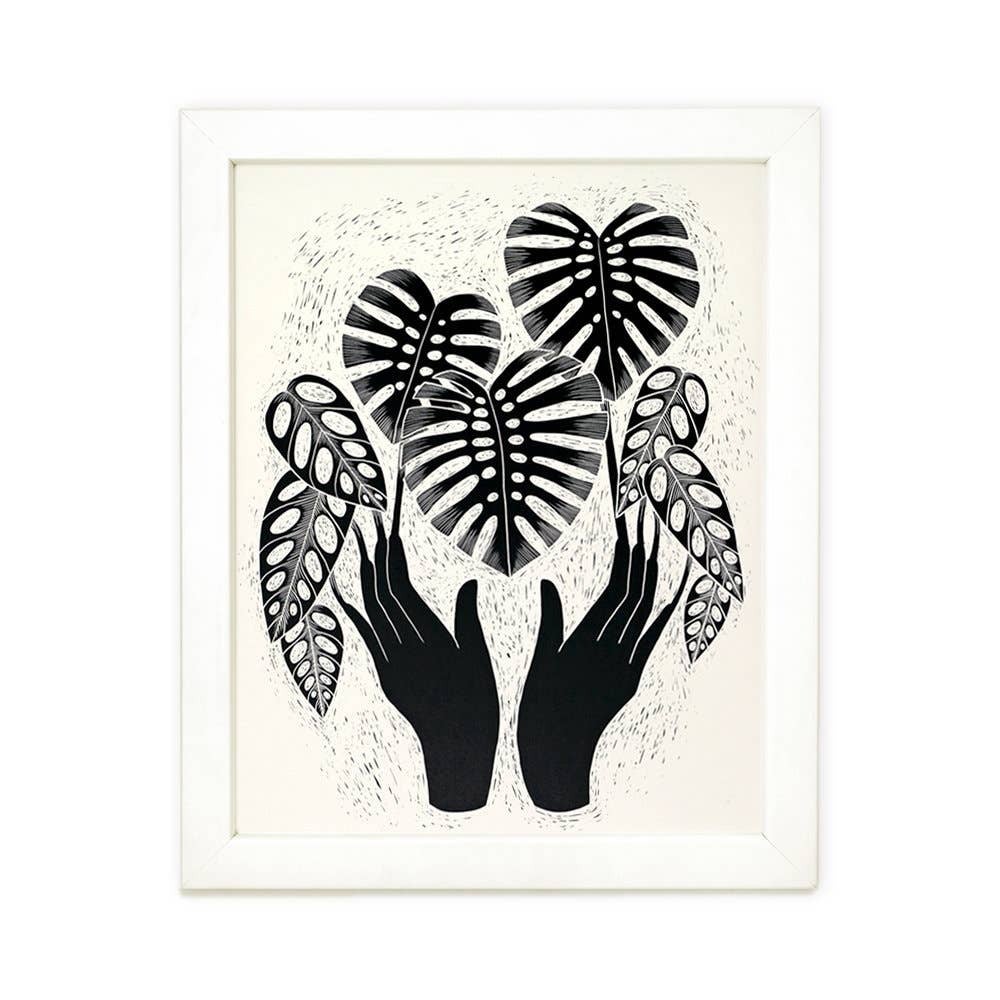 8" x 10" Monstera Magic Art Print | Kona Treehouse